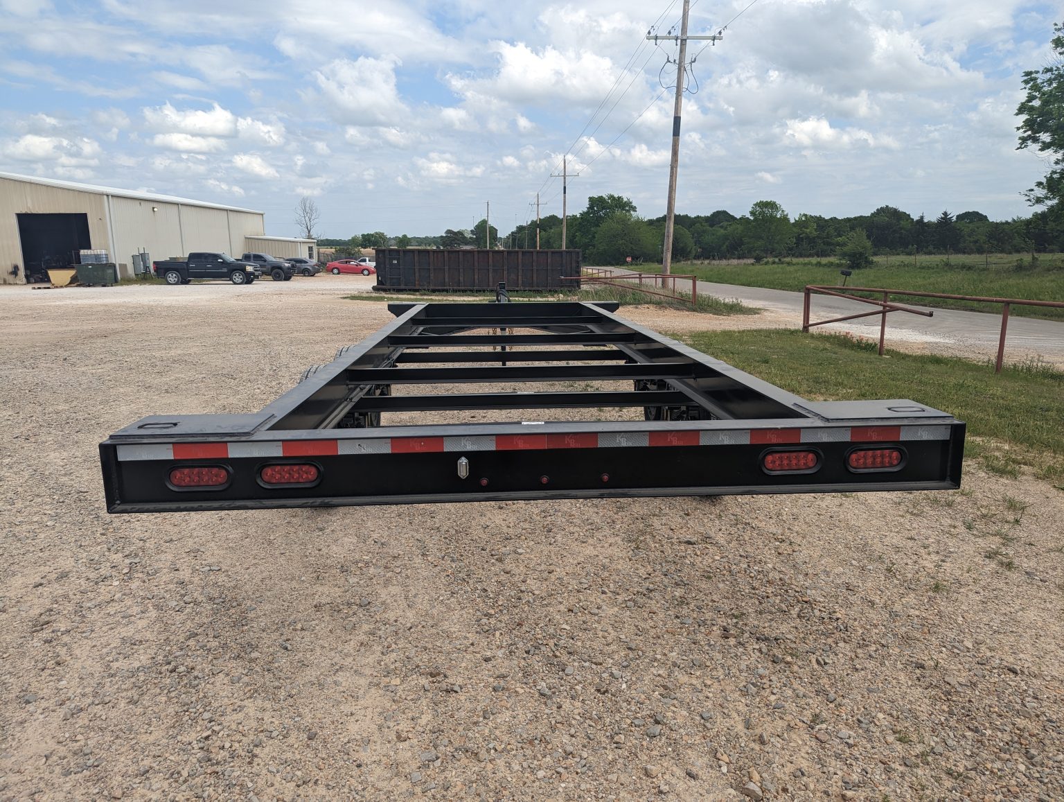 20' BUMPER PULL CONTAINER CHASSIS - Kerr Bilt Trailers