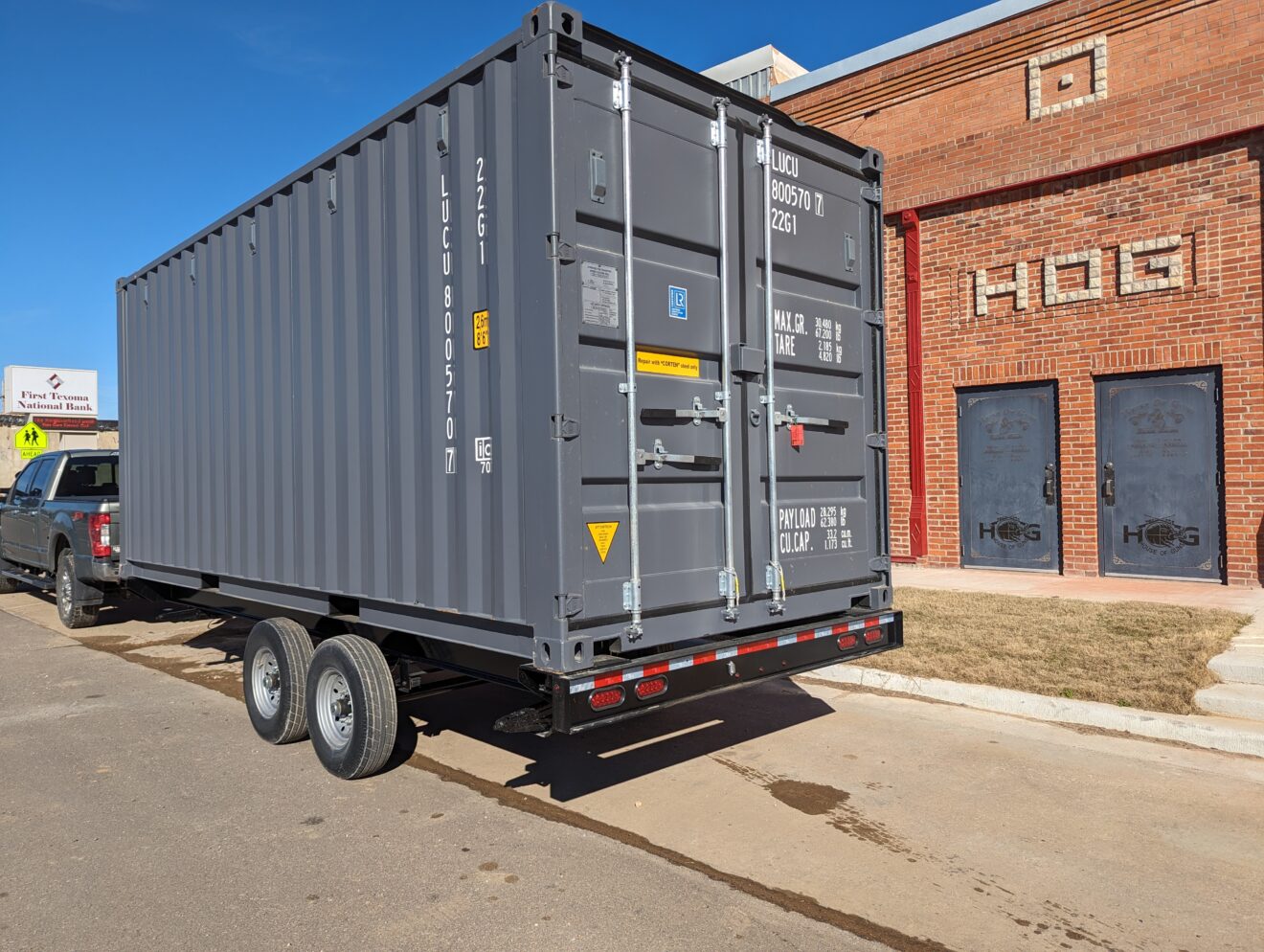 20' BUMPER PULL CONTAINER CHASSIS - Kerr Bilt Trailers