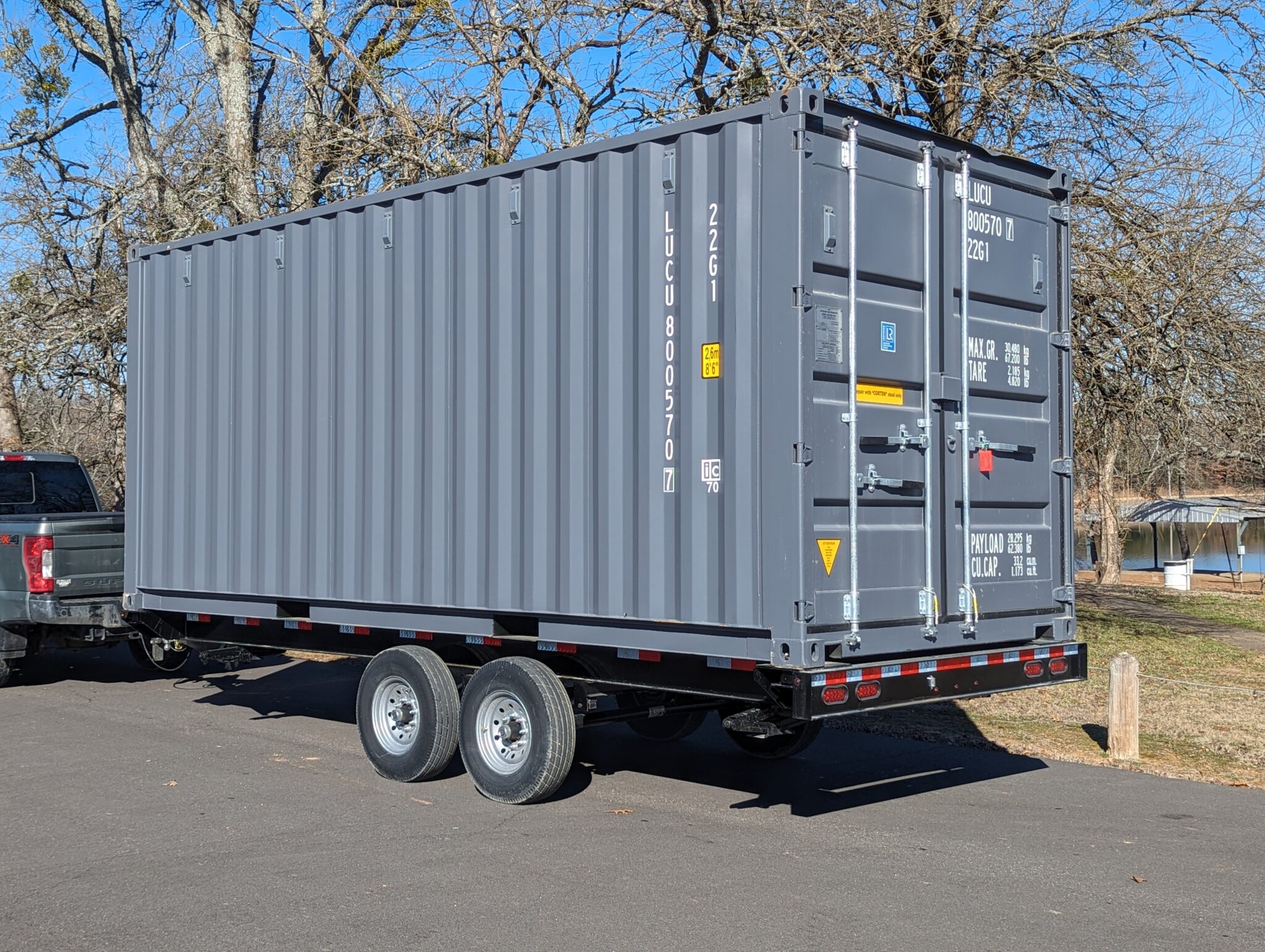 20' BUMPER PULL CONTAINER CHASSIS - Kerr Bilt Trailers