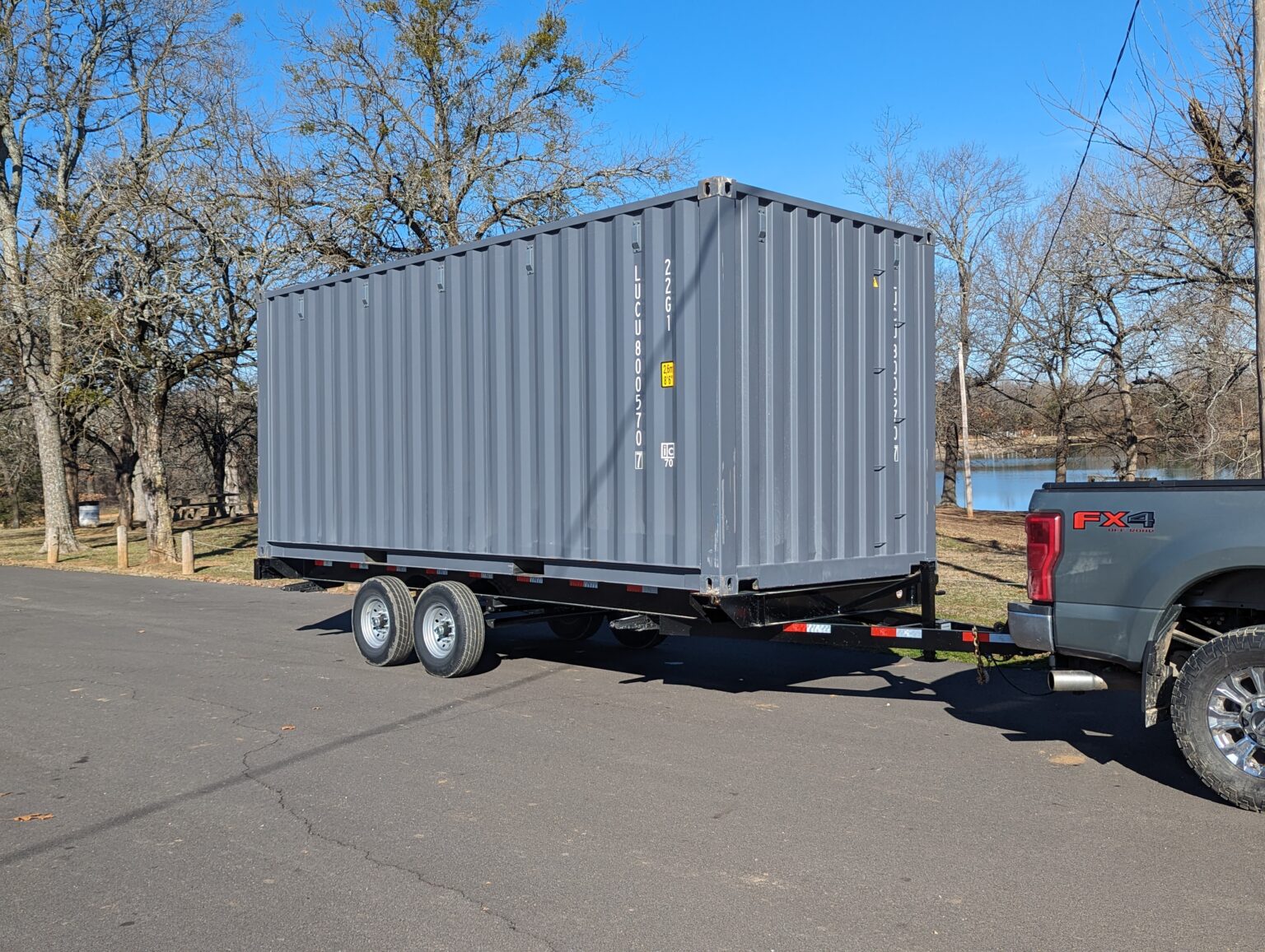 20' BUMPER PULL CONTAINER CHASSIS - Kerr Bilt Trailers