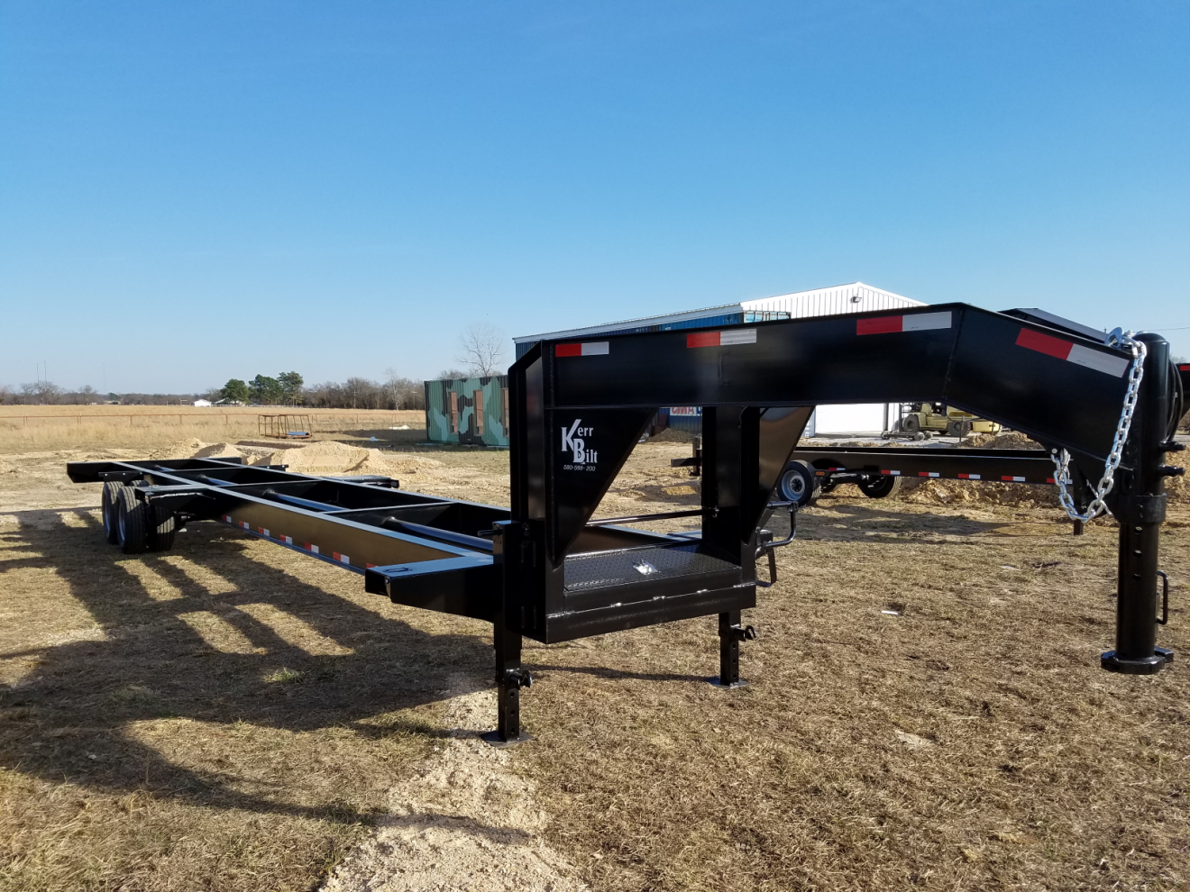 40' GOOSENECK CONTAINER CHASSIS - Kerr Bilt Trailers