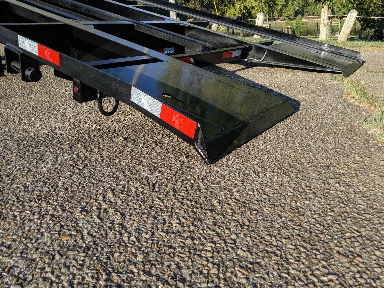 40' Gooseneck Shipping Container Trailer - Kerr Bilt Trailers