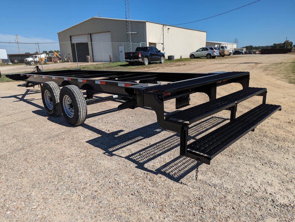 20' BUMPER PULL CONTAINER CHASSIS WITH STEPS - Kerr Bilt Trailers