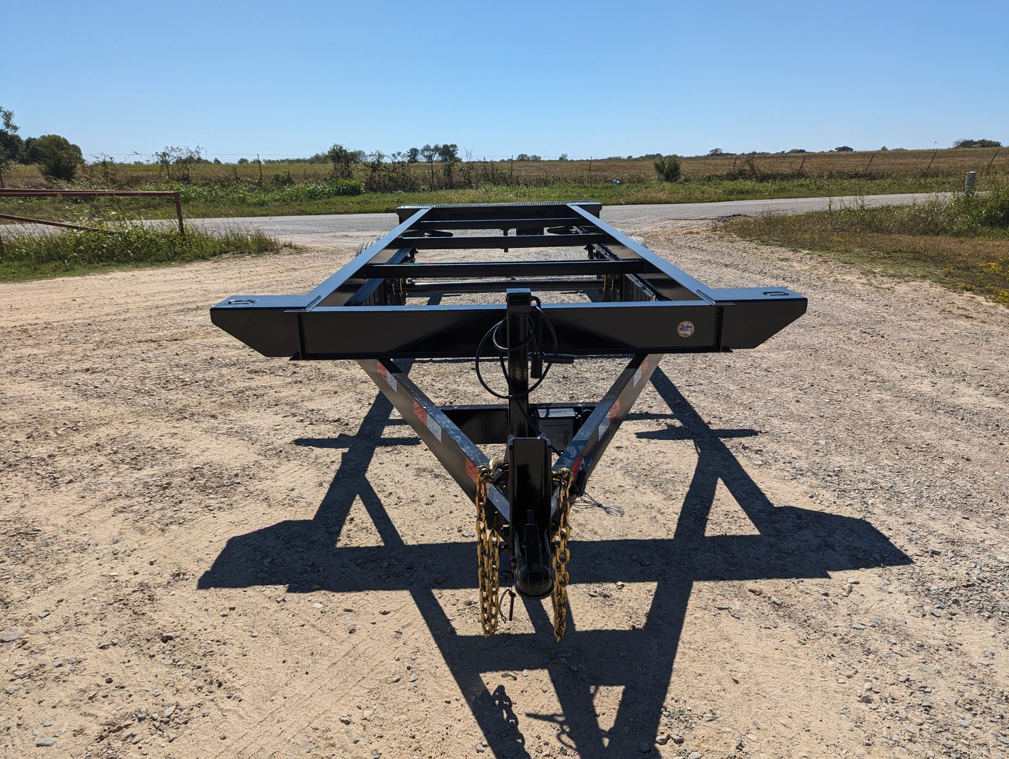 20' BUMPER PULL CONTAINER CHASSIS WITH STEPS - Kerr Bilt Trailers