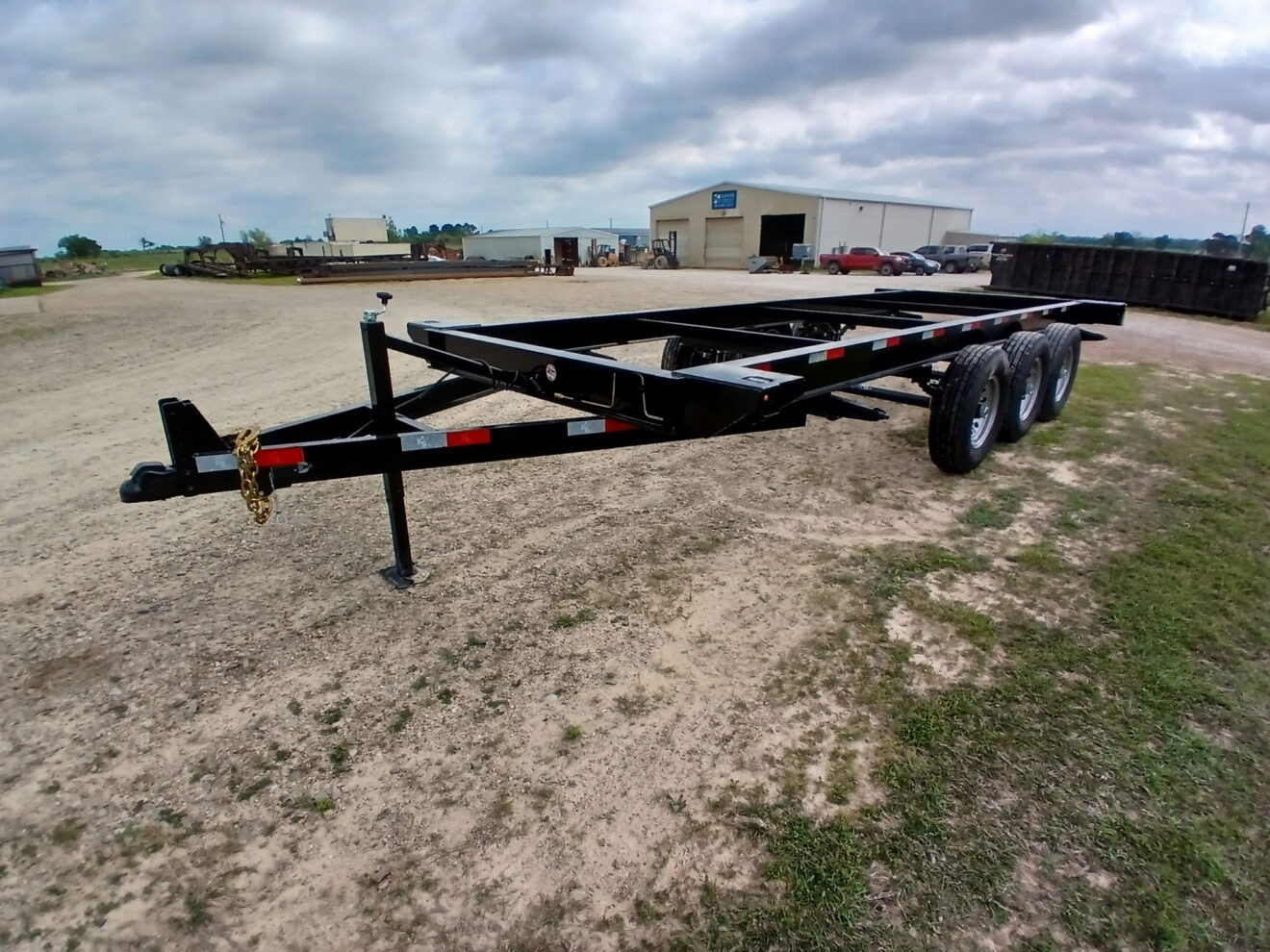 20' BUMPER PULL CONTAINER CHASSIS TRIPLE AXLE - Kerr Bilt Trailers
