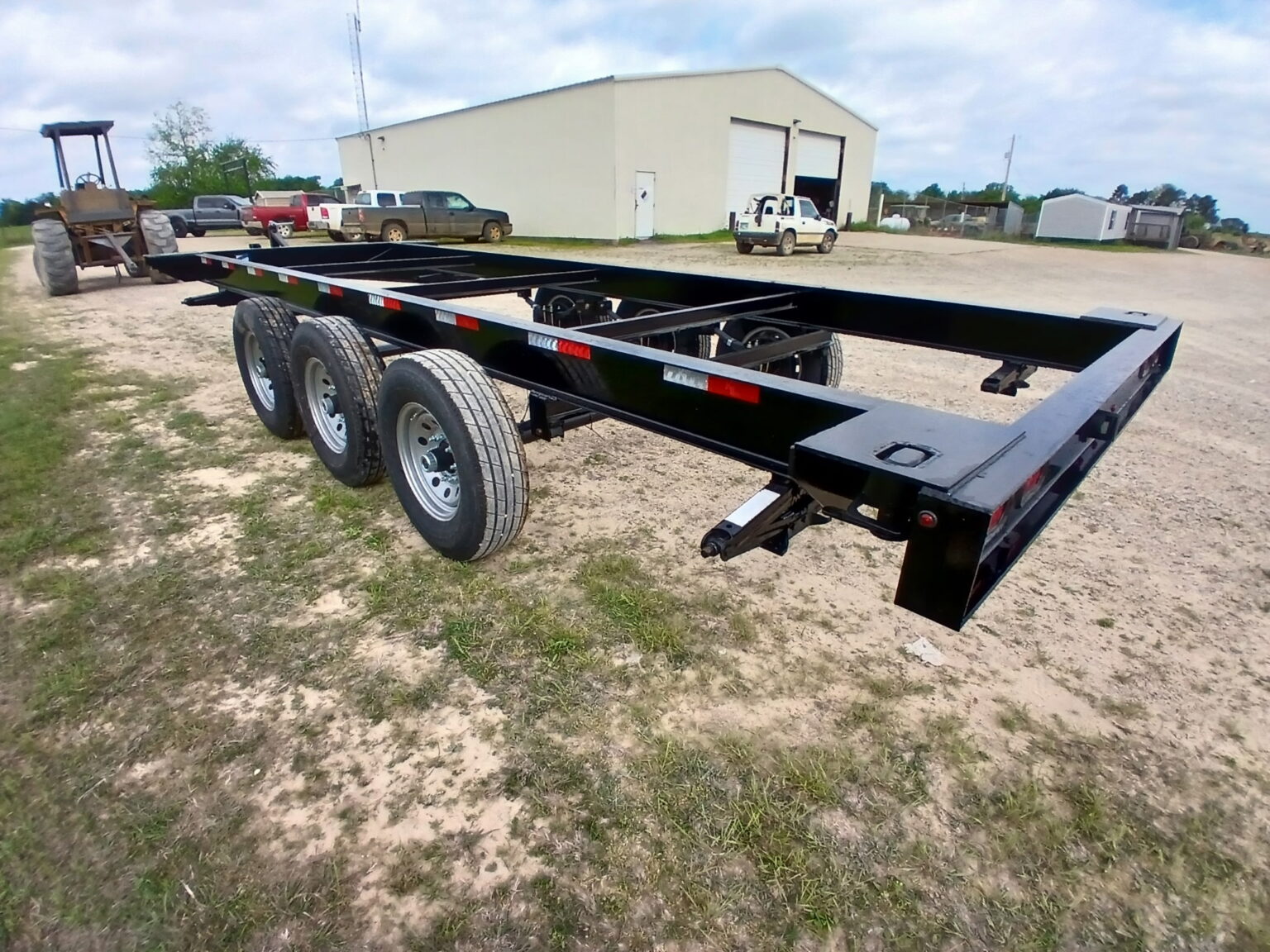 20' BUMPER PULL CONTAINER CHASSIS TRIPLE AXLE - Kerr Bilt Trailers