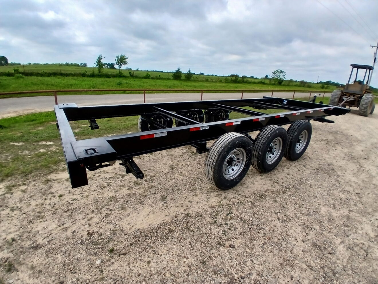 20' BUMPER PULL CONTAINER CHASSIS TRIPLE AXLE - Kerr Bilt Trailers
